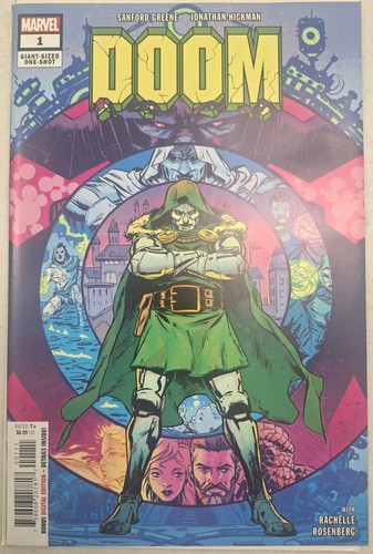 Hickman Doom Giant-Sized One-Shot (2024) MF DOOM Tribute (Cover A) #1 ...