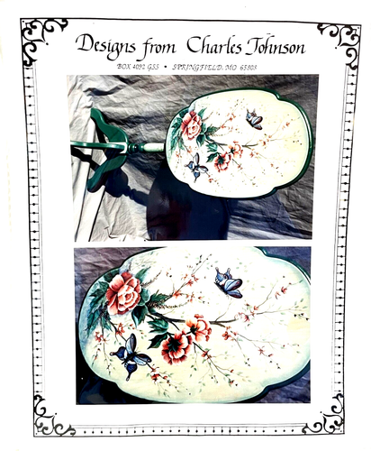 Tole Painting Pattern Packet Designs of Charles Johnson PEONIES & APPLE ...