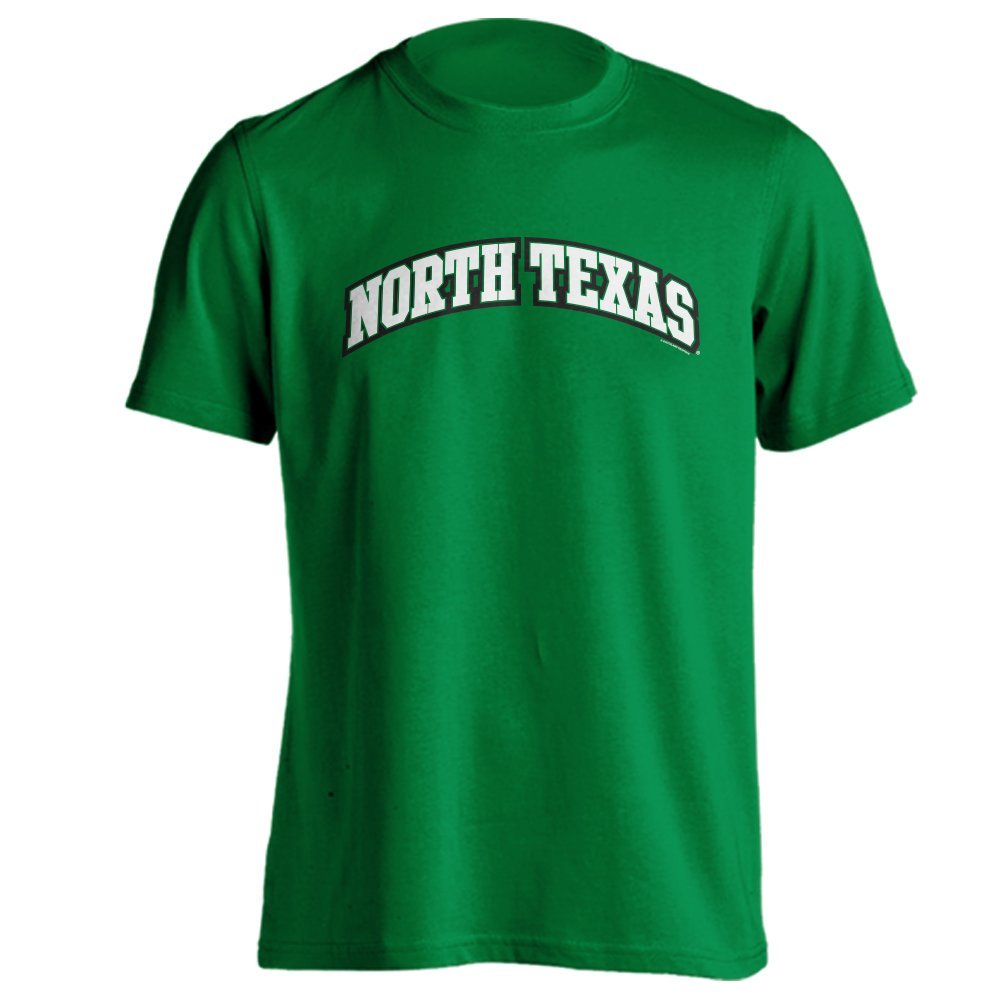 University of North Texas UNT Mean Green Classic Arch Logo Short Sleeve ...