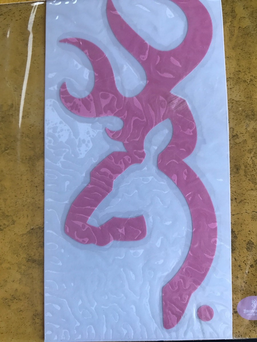 Pink Browning Emblem