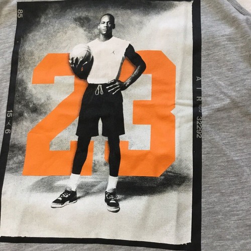 Nike Jordan BOYS Youth Michael Jordan 23 Photograph Tank Top Gray Large ...