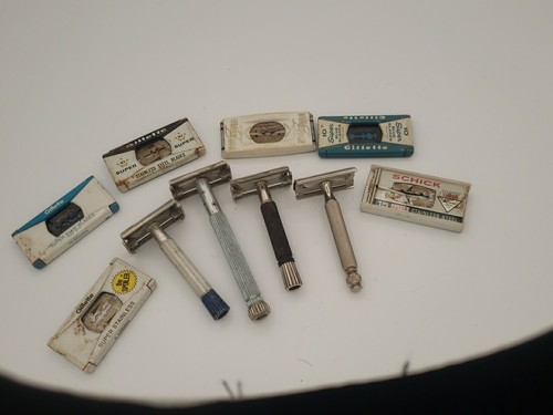 LOT OF 10 VINTAGE SAFETY RAZORS | eBay