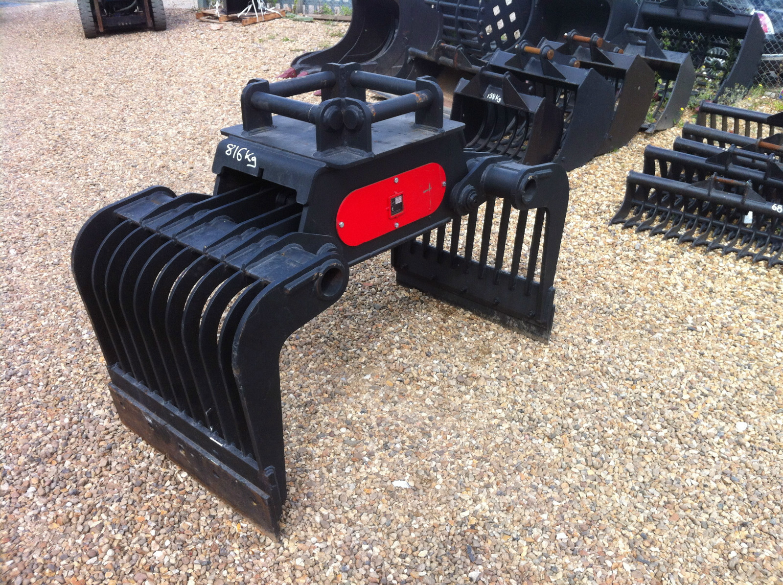 Hydraulic Excavator Digger Selector Sorting Grapple Grab 12-18 Tonne ...