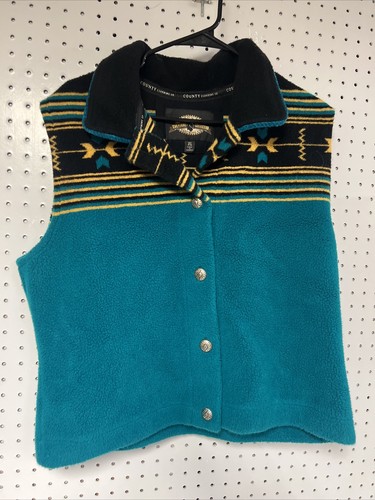 County Clothing Co Cheyenne Collection Sz XL Southwestern Button Up ...