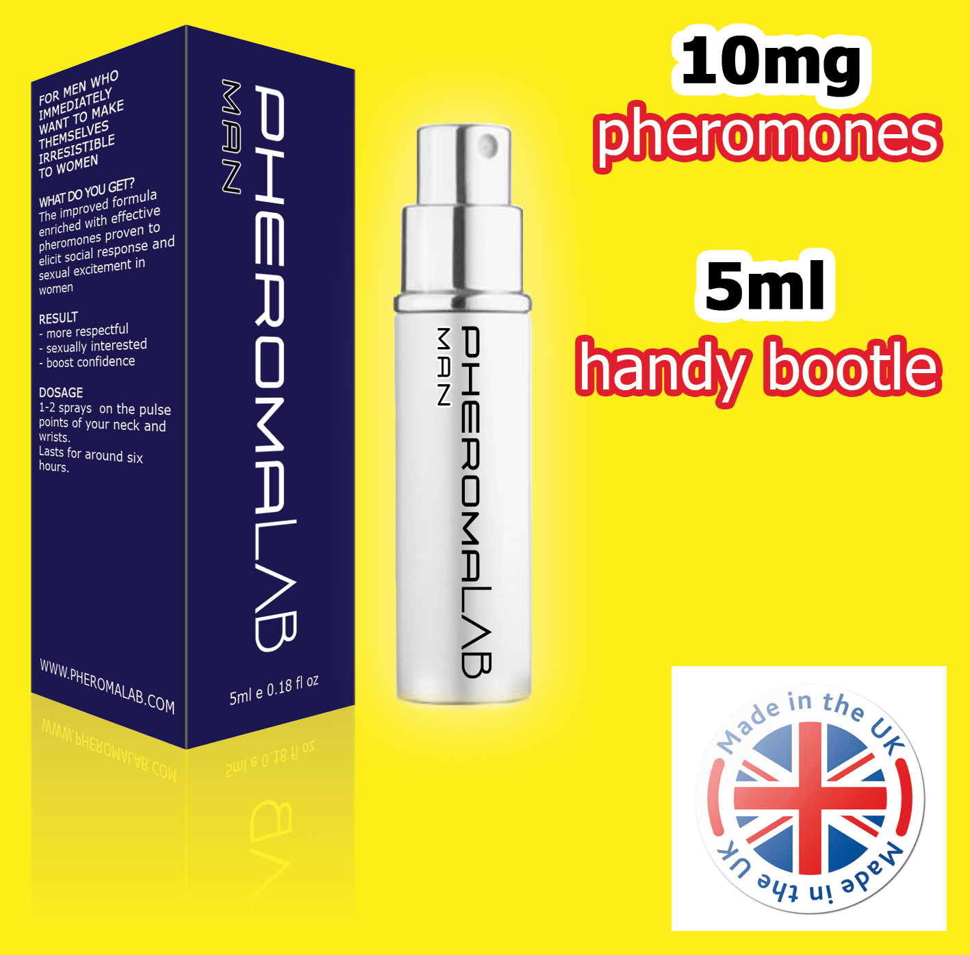 Pheromone Spray for Men Aphrodisiac Sex Cologne Seduce Women Easy Date ...