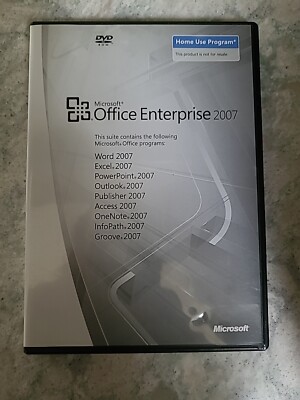 Microsoft Office Enterprise 2007 (Home Use) w/Key (Word, PowerPoint ...