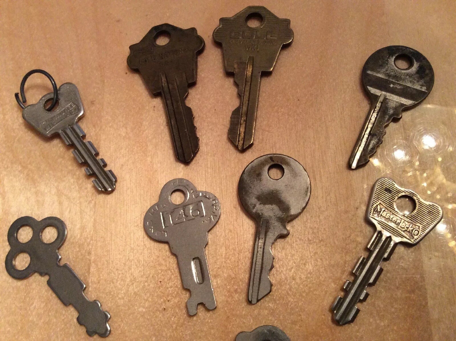 VTG Antique LOT Old KEYS Presto CHENEY National MASTER Sewing Machine ...