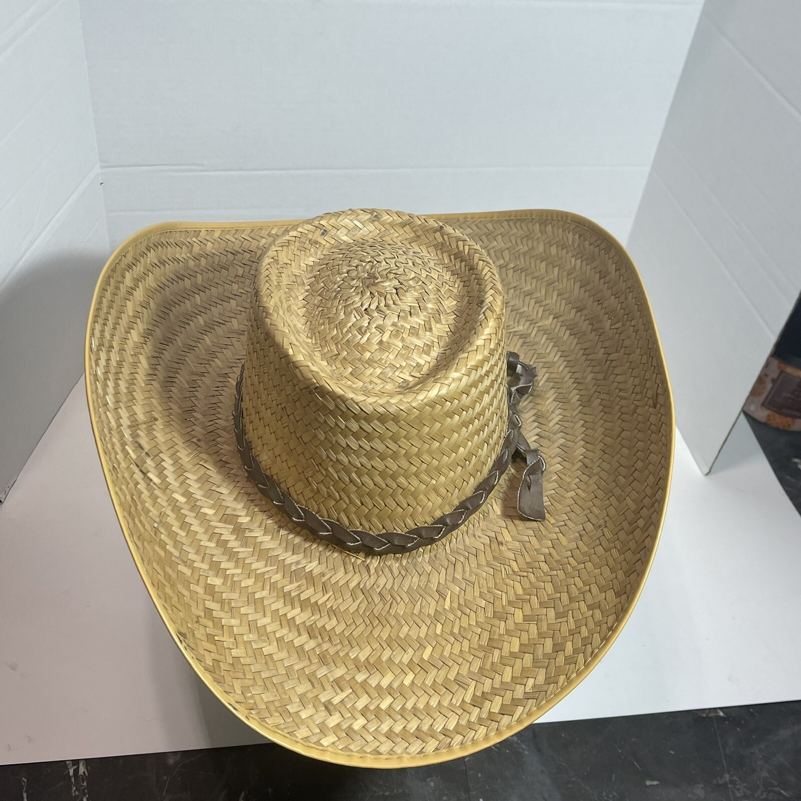 Woven Straw Cowboy Hat Unbranded - Gem