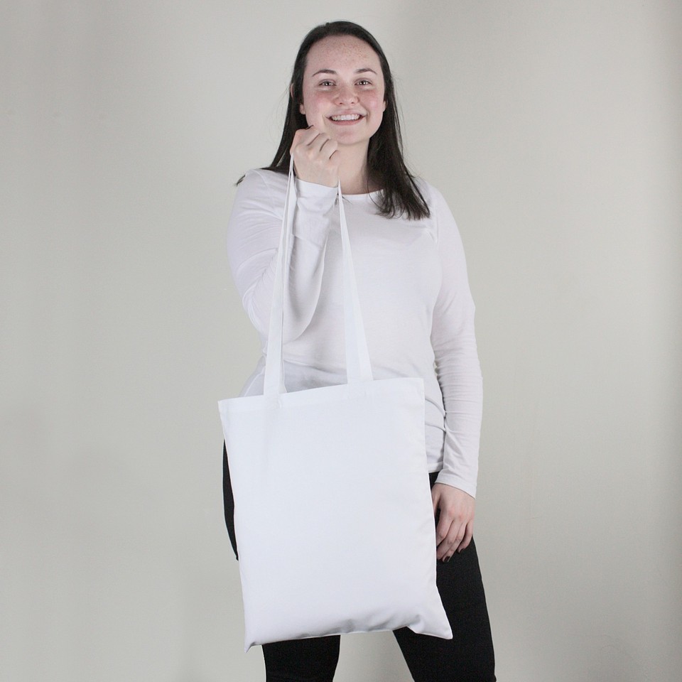 5 x 100% Premium Cotton Canvas Shopping Bag Shoulder Tote Shopper Bags ...