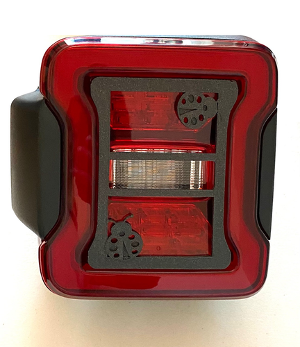 Ladybug in 3D for Jeep Led Version JK/JKU/JL Rear Tail Light Covers ...