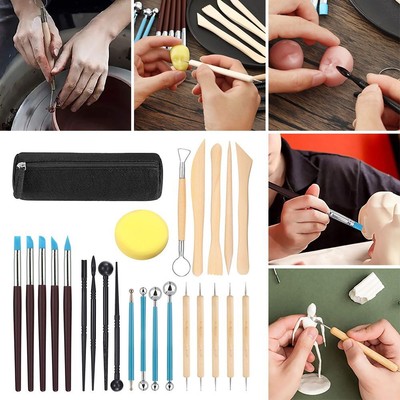 Polymer Clay Tools Ball Stylus Dotting Modeling Clay Tools Kits Clay ...