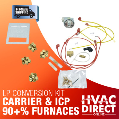 Carrier / ICP (ACiQ, Heil & More) 90+% Gas Furnace LP/Propane ...