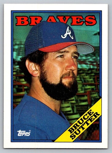 1988 Topps #155 Bruce Sutter - Atlanta Braves | eBay