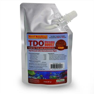 TDO-C2 SMALL CHROMA BOOST FISH FOOD (3 OZ) - REEF NUTRITION | eBay