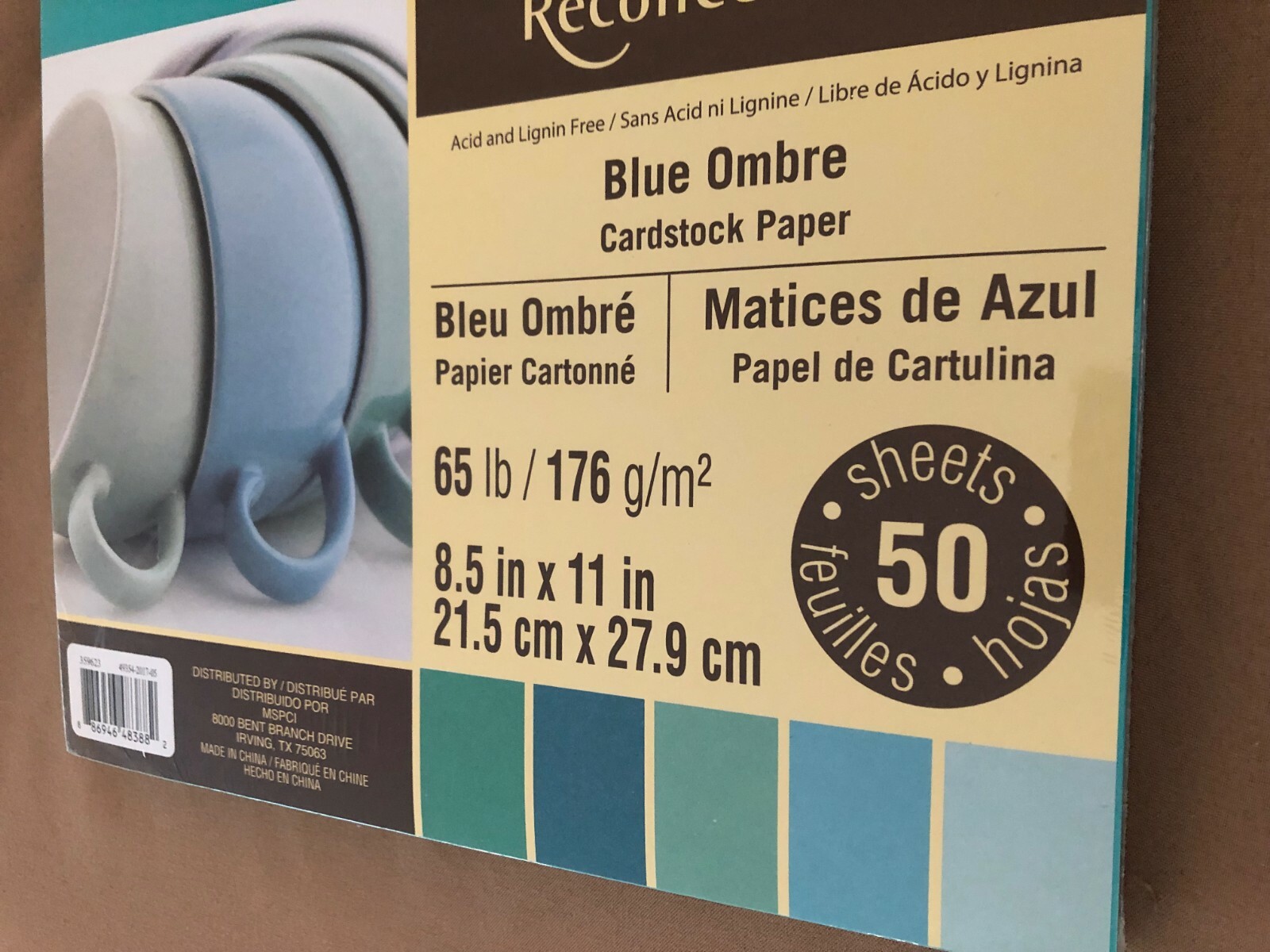 Recollections " BLUE OMBRE " Cardstock Paper 8.5" x 11" 50 sheets | eBay