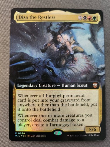 Disa the Restless NM EXTENDED ART FOIL M3C MODERN HORIZONS 3 COMMANDER ...