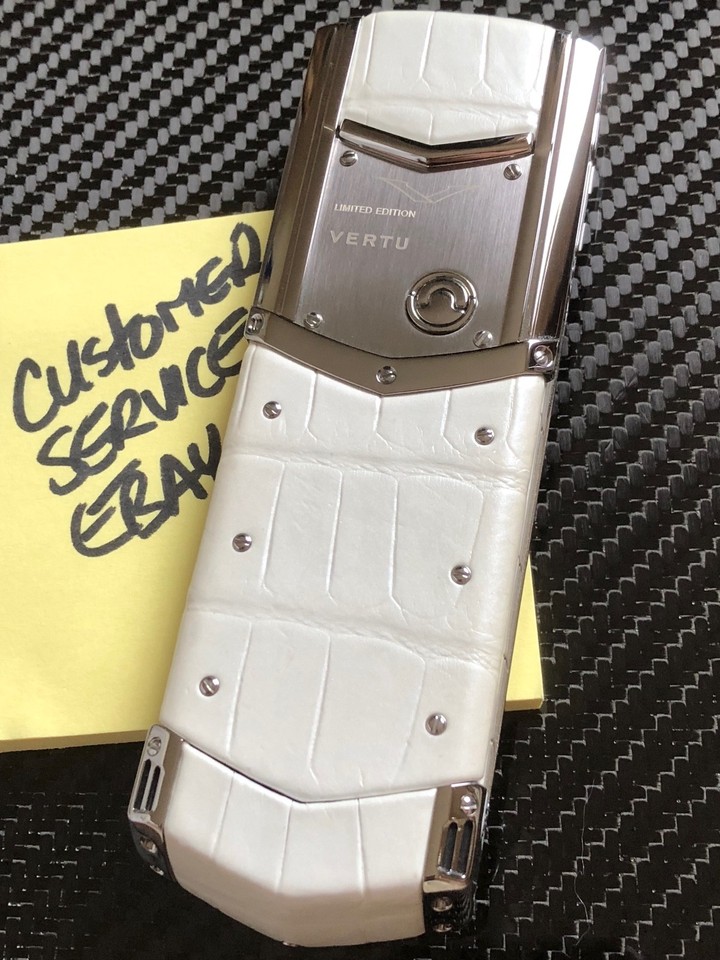 Genuine Vertu Signature S MOTHER OF PEARL limited edition Extremely ...