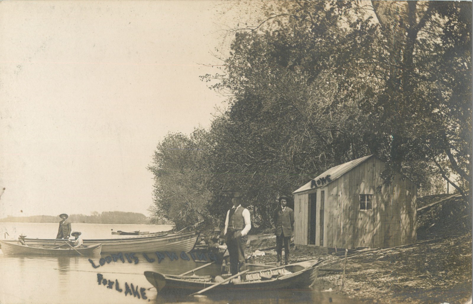 A View of Loomis Landing, Fox Lake, Sherburn MN RPPC | eBay