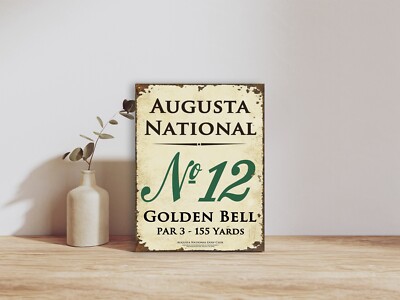 Vintage Style Augusta National Masters Tee Box Marker Sign | eBay
