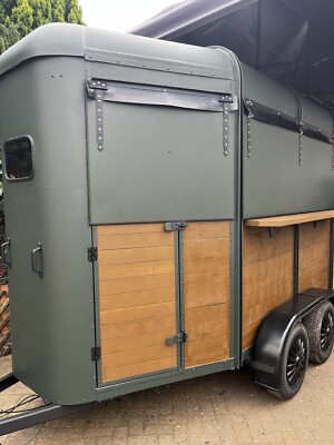 Horse box trailer conversion - catering unit - commercial bar - events ...