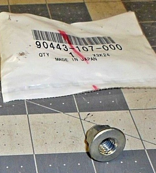 HONDA CB900F 90443-107-000 8MM CAP NUT NOS 9 QUANTITY OEM FREE SHIPPING ...