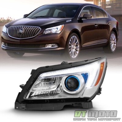 NEW 2014-16 Buick LaCrosse Halogen w/LED DRL Projector Headlight ...
