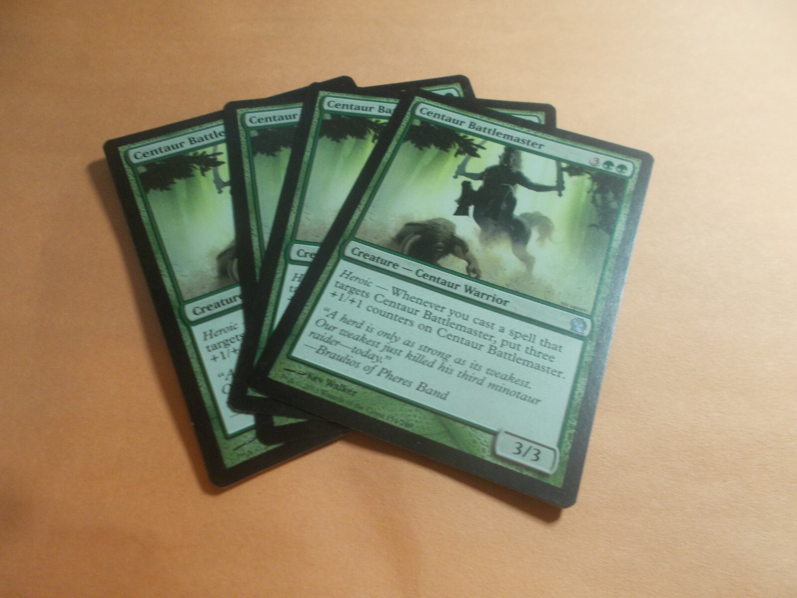 Centaur Battlemaster MTG Theros Green Uncommon Creature NM | eBay