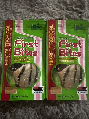 (2) Hikari First Bites Fish food Newborn / Fry .35 Oz | eBay