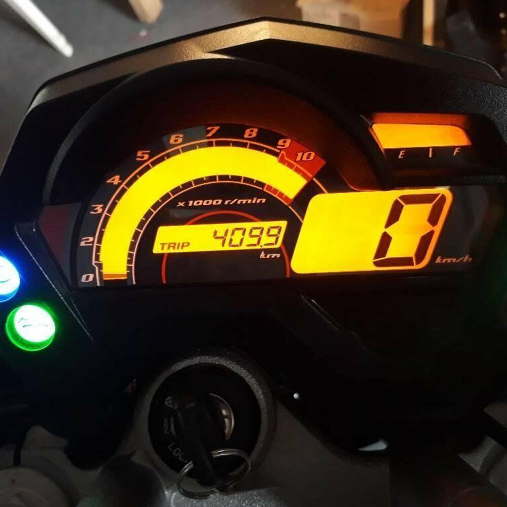 Universal LCD Screen Waterproof Speedometer ABS Meter MotorcycleFZ16 | eBay