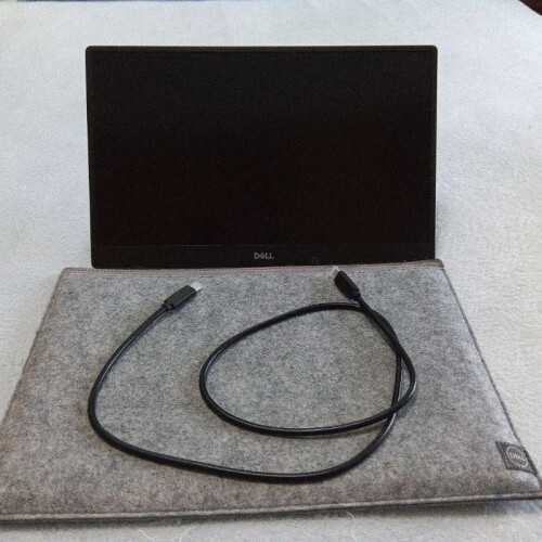 Dell C1422H LED IPS 14" Silver Professional Portable Monitor USB-C 16:9 ...