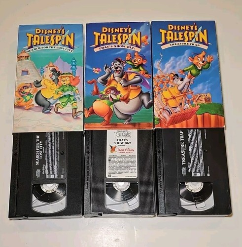 Disney Talespin VHS Collection Volumes 2, 5, 8 Lot of 3 Tapes | eBay