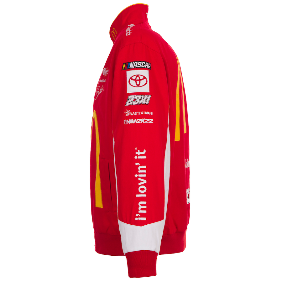 Authentic Nascar Bubba Wallace McDonald Twill Cotton Jacket JH Design ...