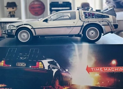 HOT TOYS Back to the Future DeLorean 1/6 Scale BTTF Original Sideshow ...