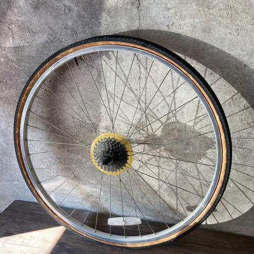 MTB Road Bike Bicycle Wheel 700 x 38c 8 Speed Bicycle Vintage Araya FH ...