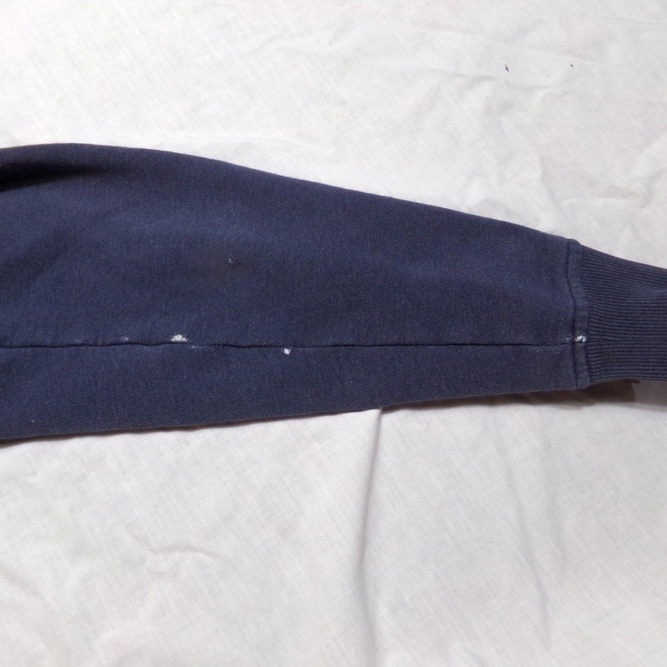 Indian Motorcycle Hoodie Mens Jacket M Blue Full Zipper 1901 Logo Patch ...