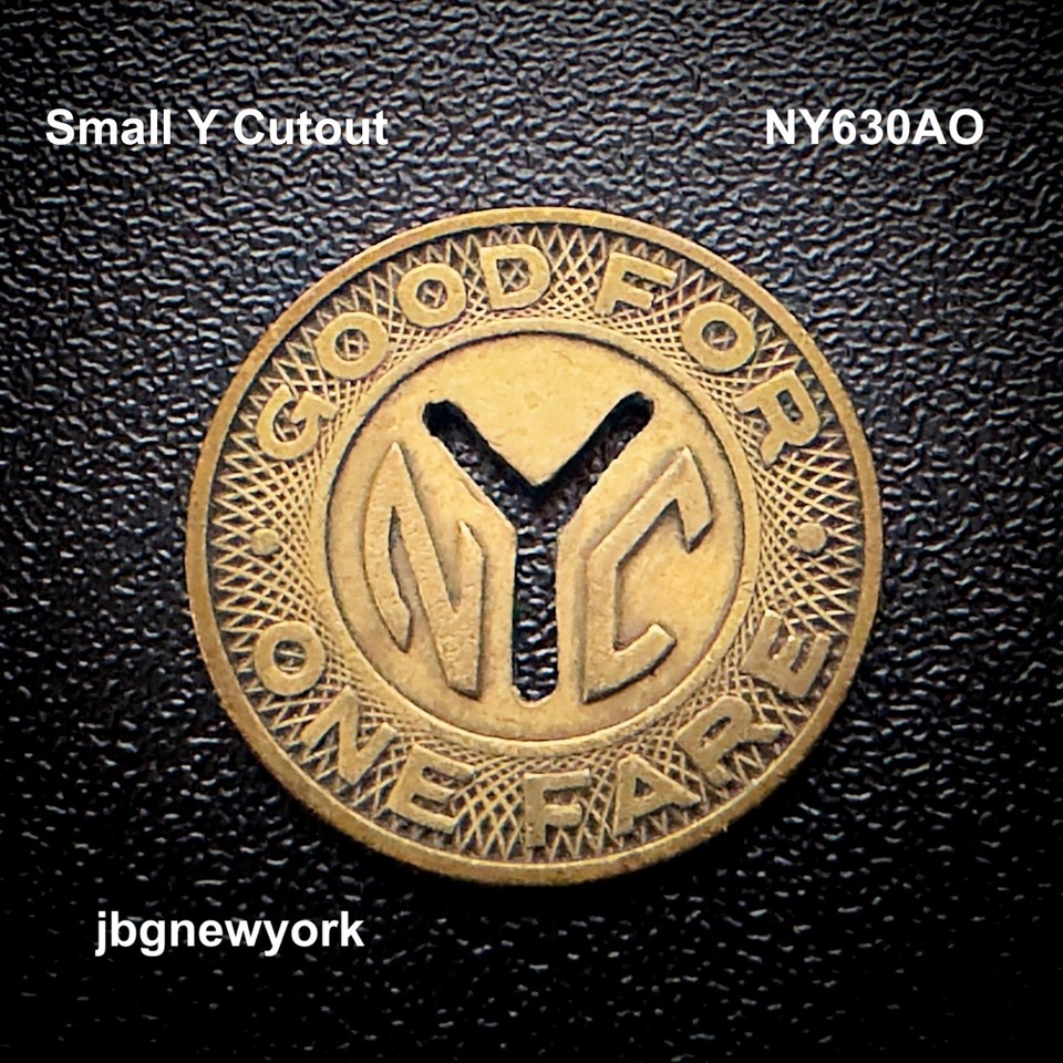 1953 New York City Subway Token, Vintage New York City Transit Token ...
