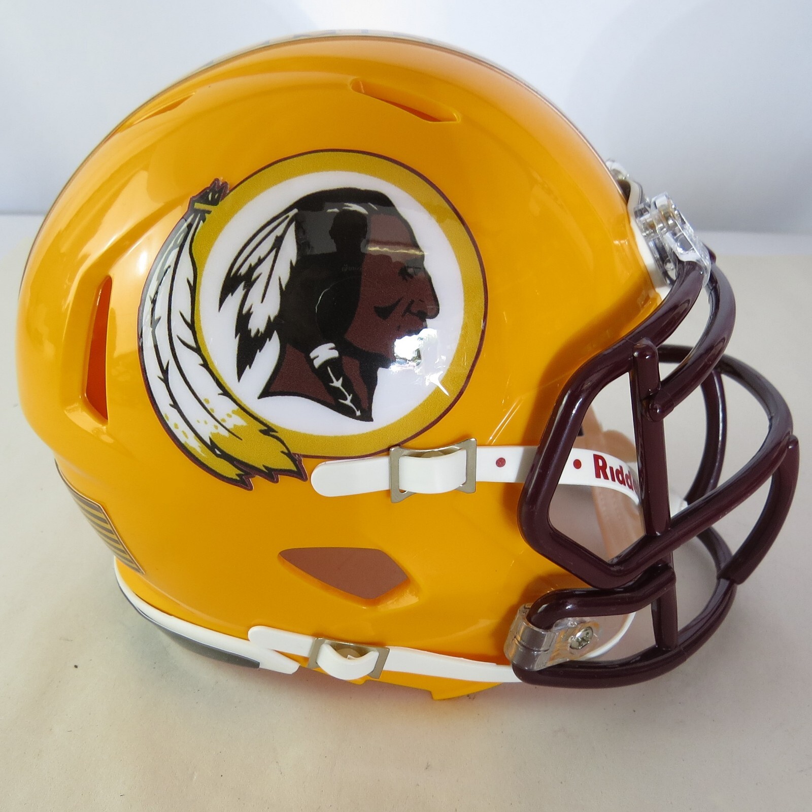Washington Redskins Custom Mini Helmet - Bright Yellow alternate | eBay