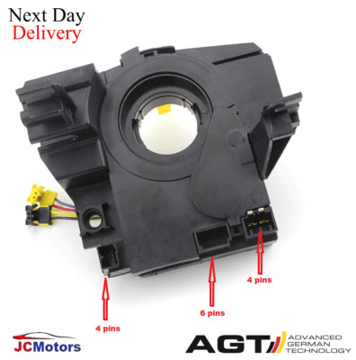 for DODGE CHRYSLER AIR SQUIB BAG SPIRAL CLOCK SPRING 56046533AE 3 PLUG ...