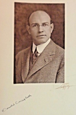 Signed EDWARD CURTIS PHOTO Donald Campbell Arctic Club Mug Shot Seattle ...