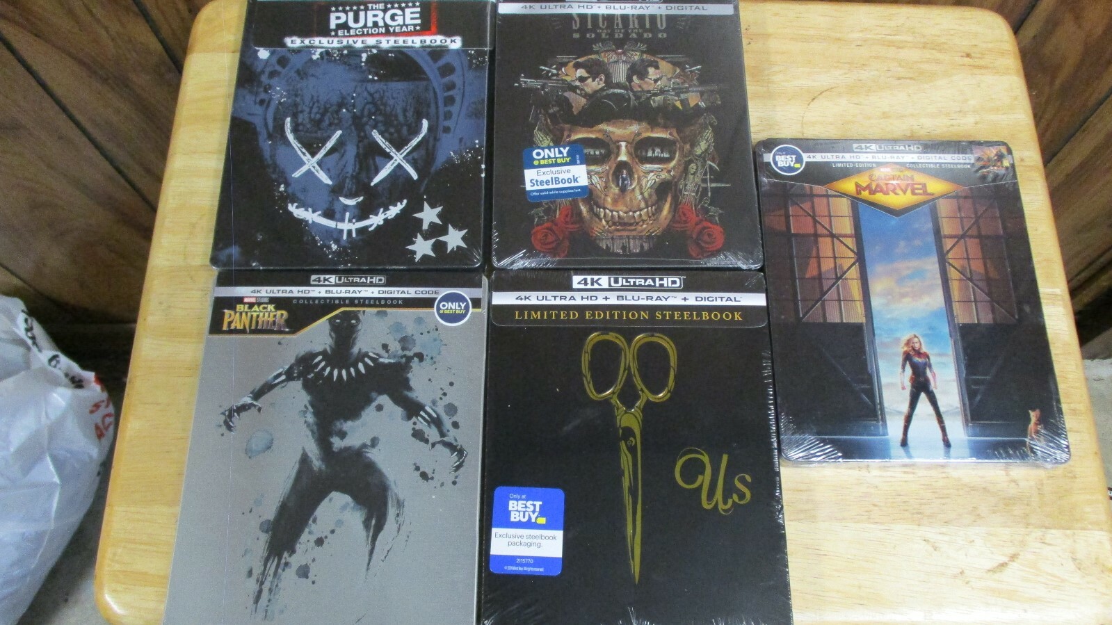 50 BRAND NEW FACTORY SEALED W/ DIGITAL CODES AUTHENTIC 4K STEELBOOKS ...