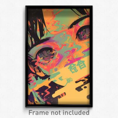 Chinese Movie Poster - Glitch Art Leg (China Psychedelic Art Retro Film ...