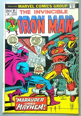 Iron Man #61 ~ MARVEL 1973 ~ Masked Marauder FN | eBay