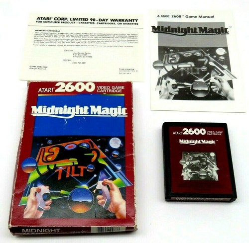 Midnight Magic (Atari 2600, 1987) By Atari (Box, Cartridge & Manual) NTSC | eBay