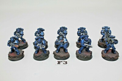 Warhammer Space Marines Mark IV Tactical Squad Well Painted - F3 | eBay