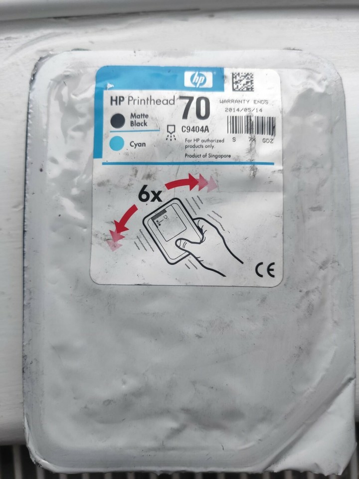 Genuine HP 70 lot of printheads - C9404/C9405/C9406A/C9407A/C9408A ...