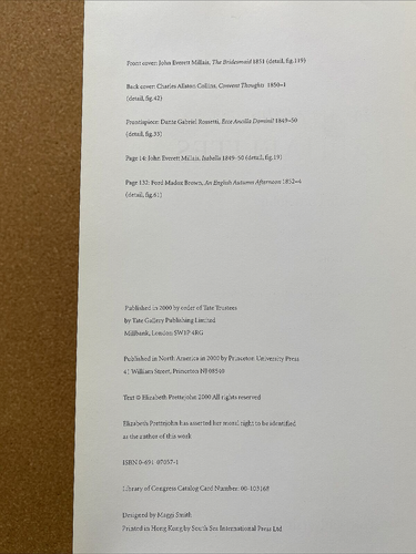 The Art of the Pre-Raphaelites Elizabeth Prettejohn Good Hardcover with ...