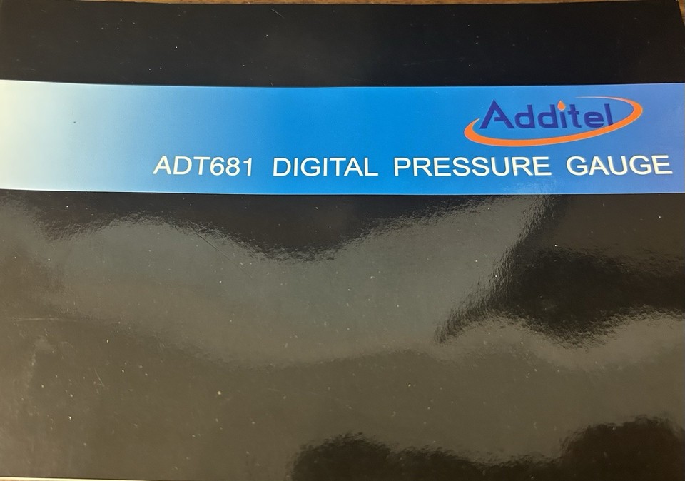Additel 681 Digital Pressure Gauge 0-15000 PSI Gas/Liquid | eBay