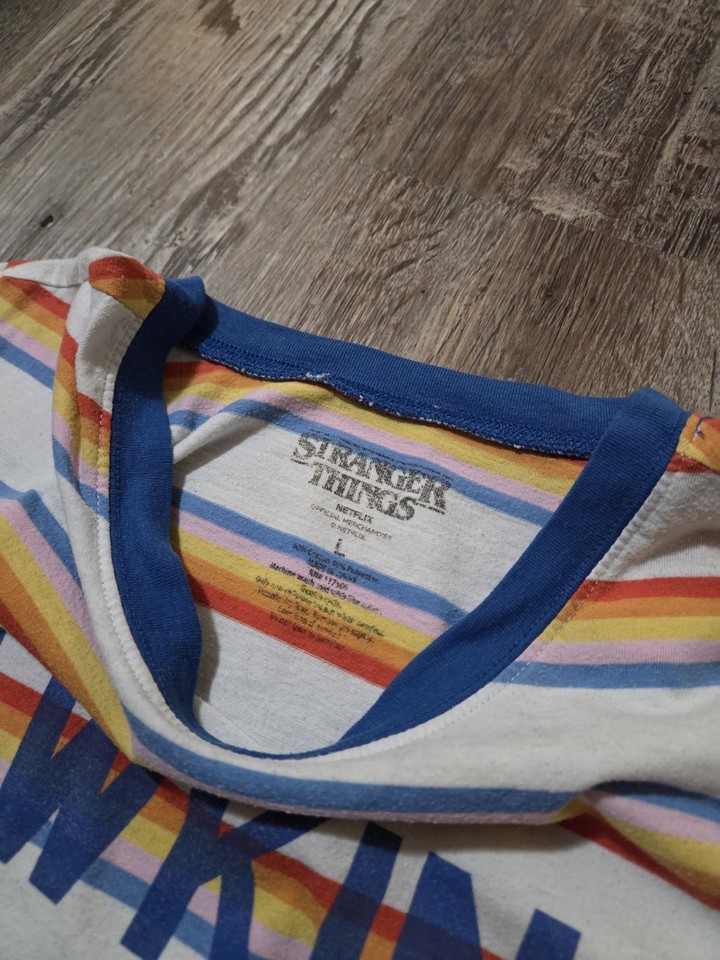 Stranger Things Hawkins Indiana Official Merch Baby Tee Women's Size ...