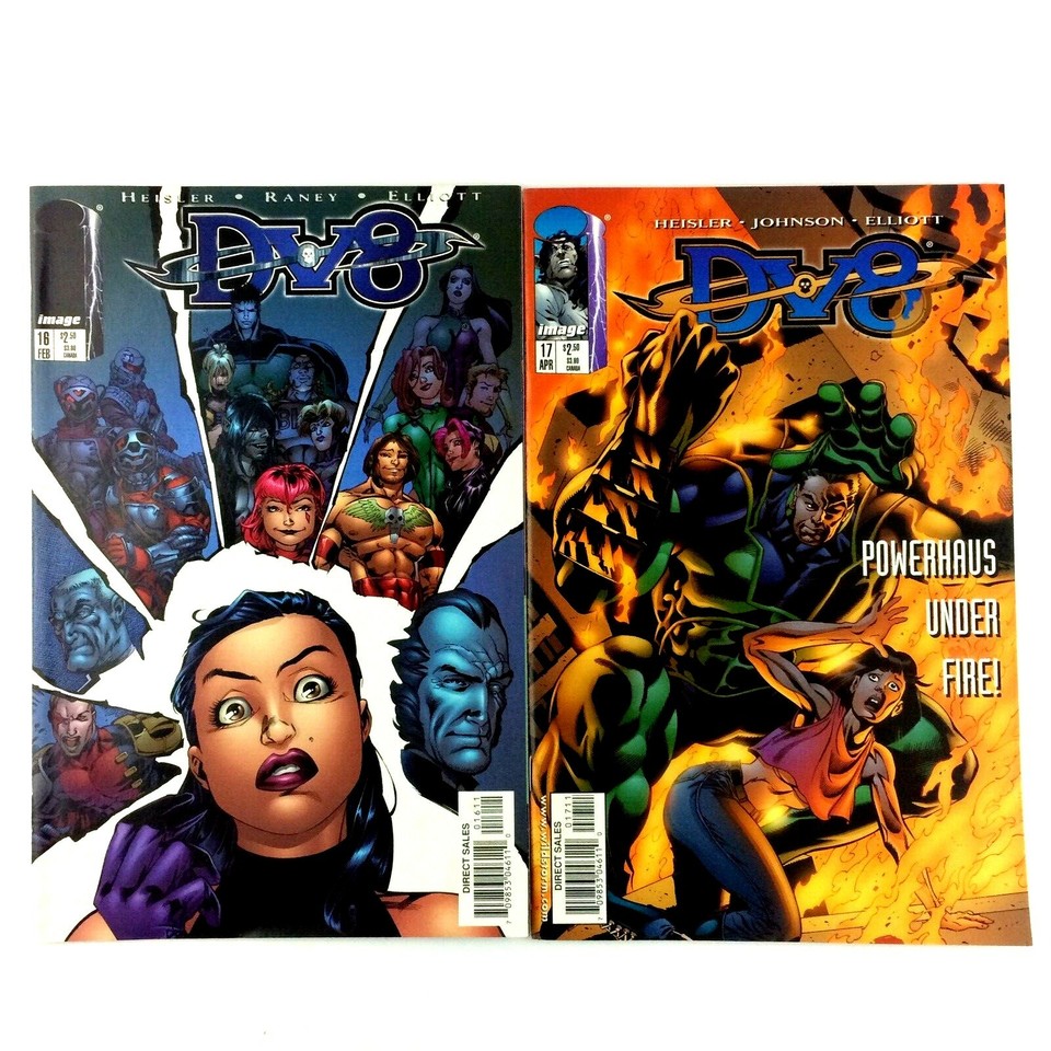 DV8 10 Comic Book Lot Image 14 15 16 17 18 19 23 24 Annual #1 Rave #1 ...