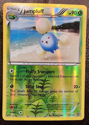 2016 Jumpluff 5/114 - Reverse Holo Rare - Steam Siege - Mint/NM ...
